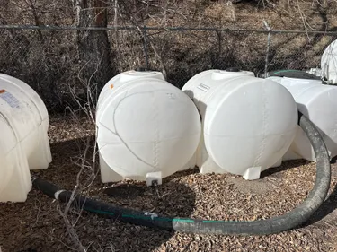 330 USG ATM Plastic Methanol Tank w/ Stands