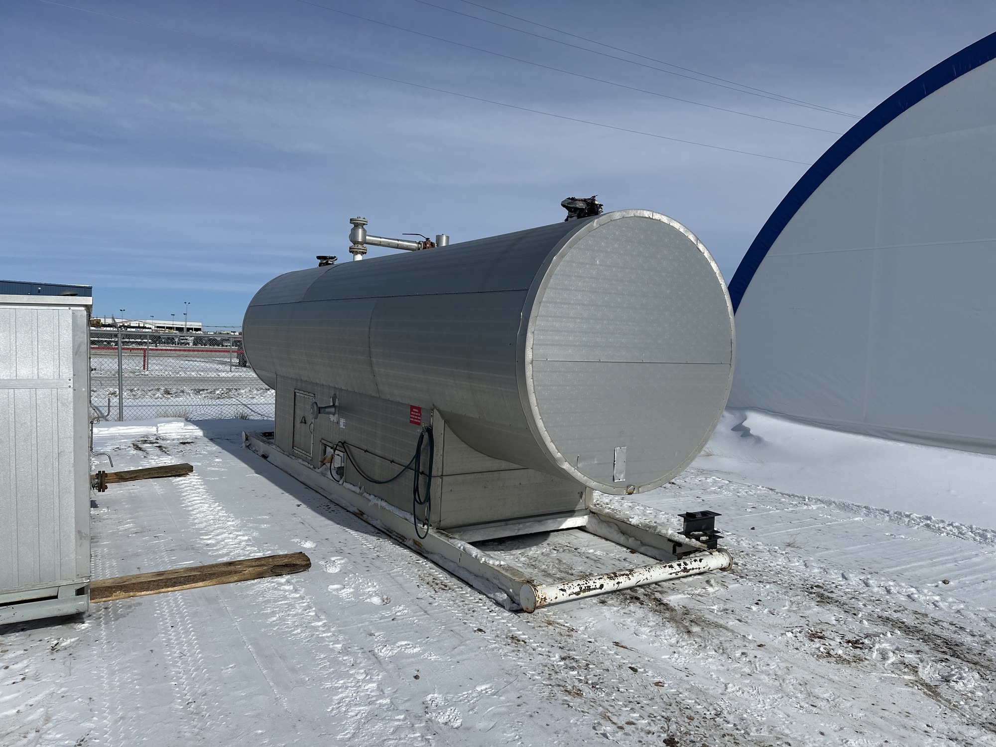 110 BBL (72" x 20') 14.9 PSI Insulated Coated Flare Knockout 6" Inlet 6 ...