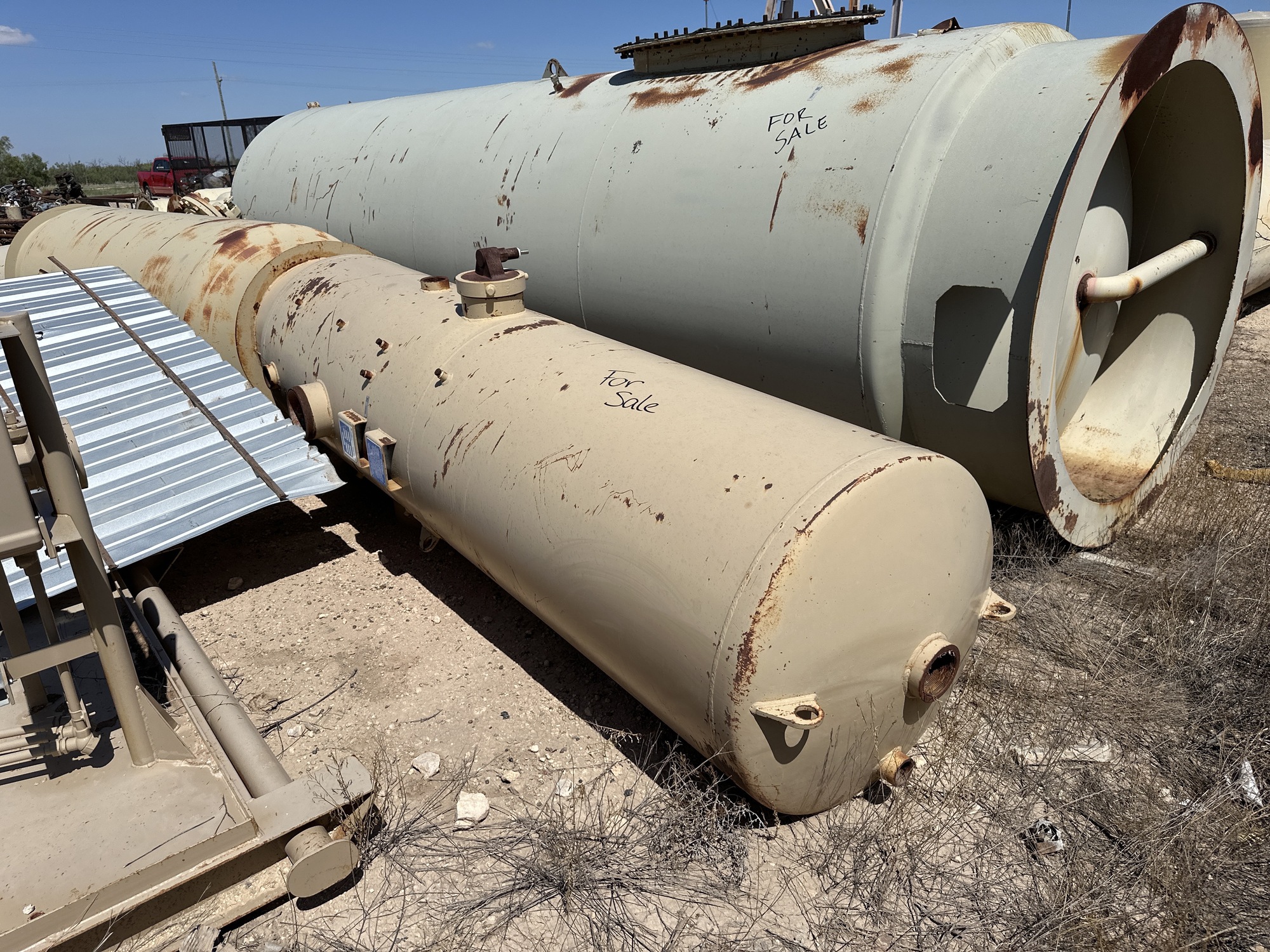36" x 10' 125 PSI 3 Phase Separator Vessel